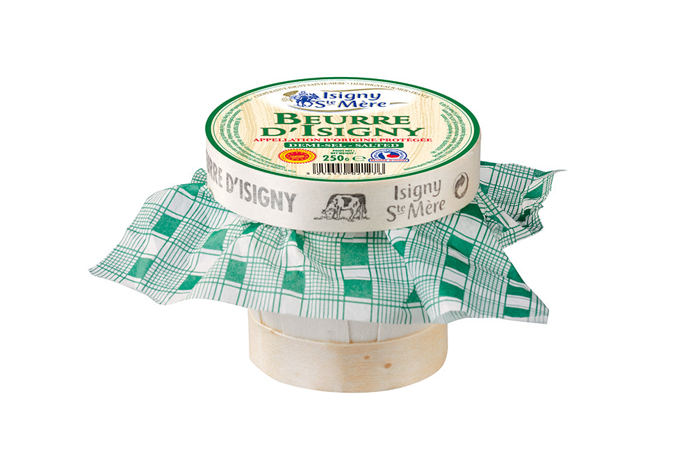 Isigny Ste Mère AOP Salted Butter in Basket 250g – Super Farm Foods