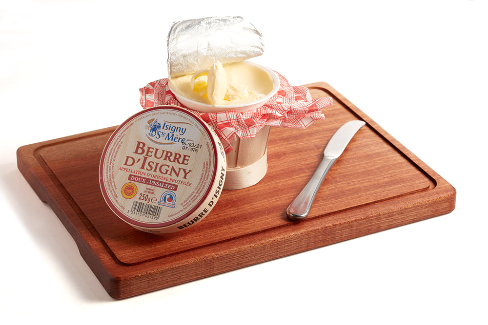 Isigny Ste Mère AOP Unsalted Butter in Basket 250g – Super Farm Foods