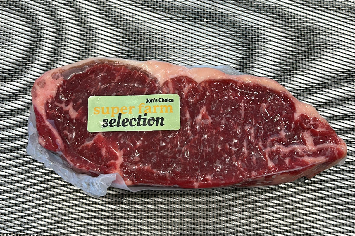 Super Farm Selection SR M2+ Striploin 300g – Super Farm Foods