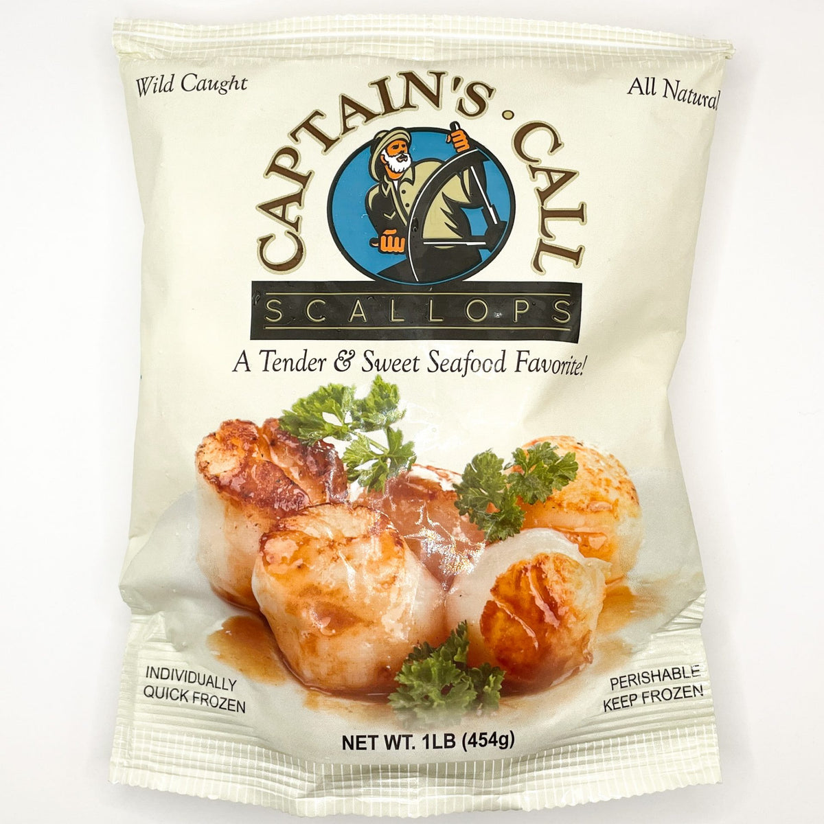 US Captain’s Call North Atlantic Scallops 10/20 1lbs – Super Farm Foods
